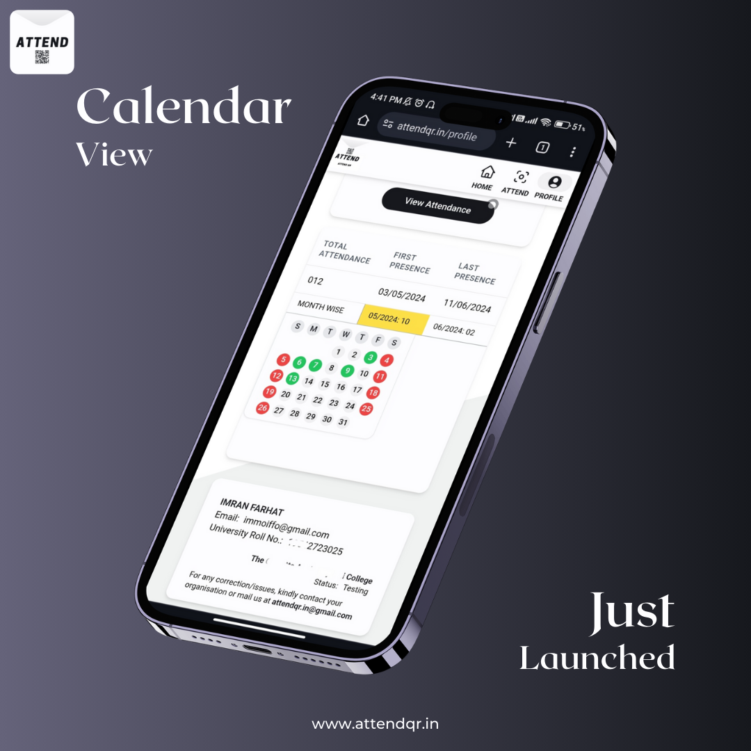 Attend QR | Just Scan & Attend